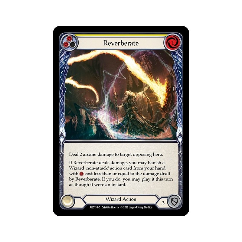 Reverberate Yellow FOIL [U-ARC139-RF]